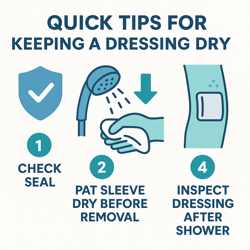 How to Shower with a Wound Dressing - Wound Care Answers